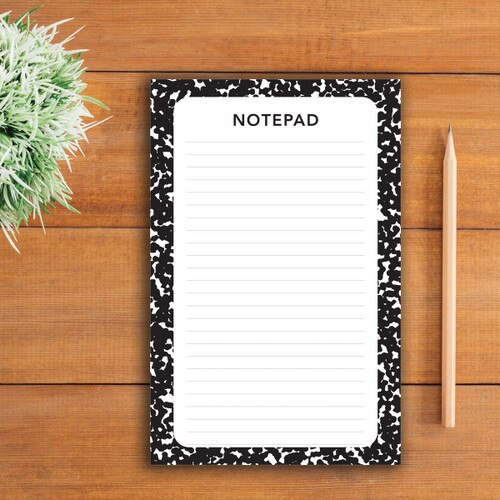 Lg. Notepad – College Ruled Composition| Teacher Appreciation Gifts at ...