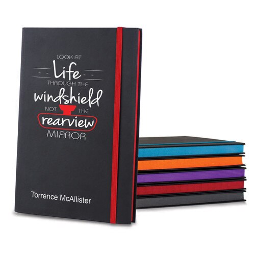 Look At Life Matte Black Hardbound Journal | Inspire And Motivate.com ...